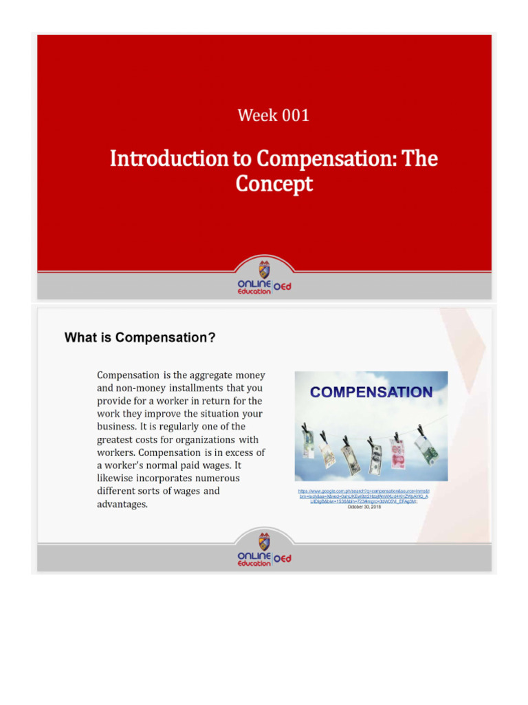 1 Introduction To Compensation - The Concept | PDF