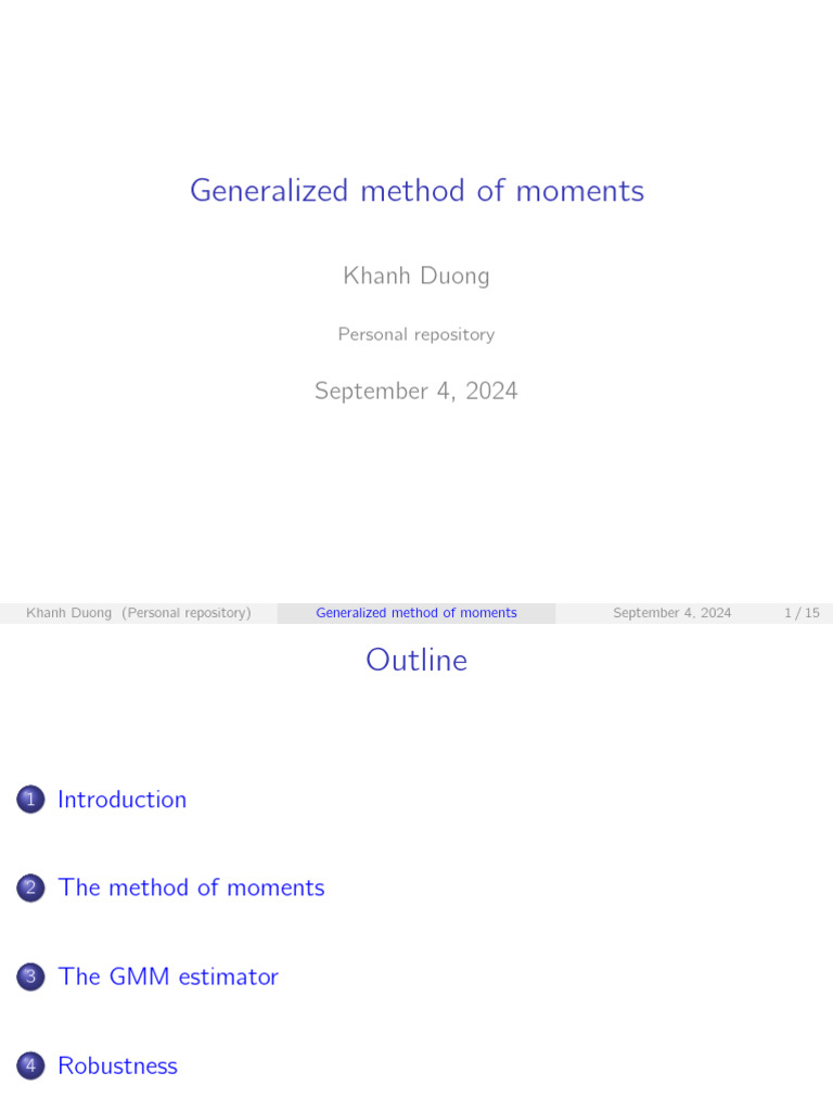 GMM Presentation | PDF