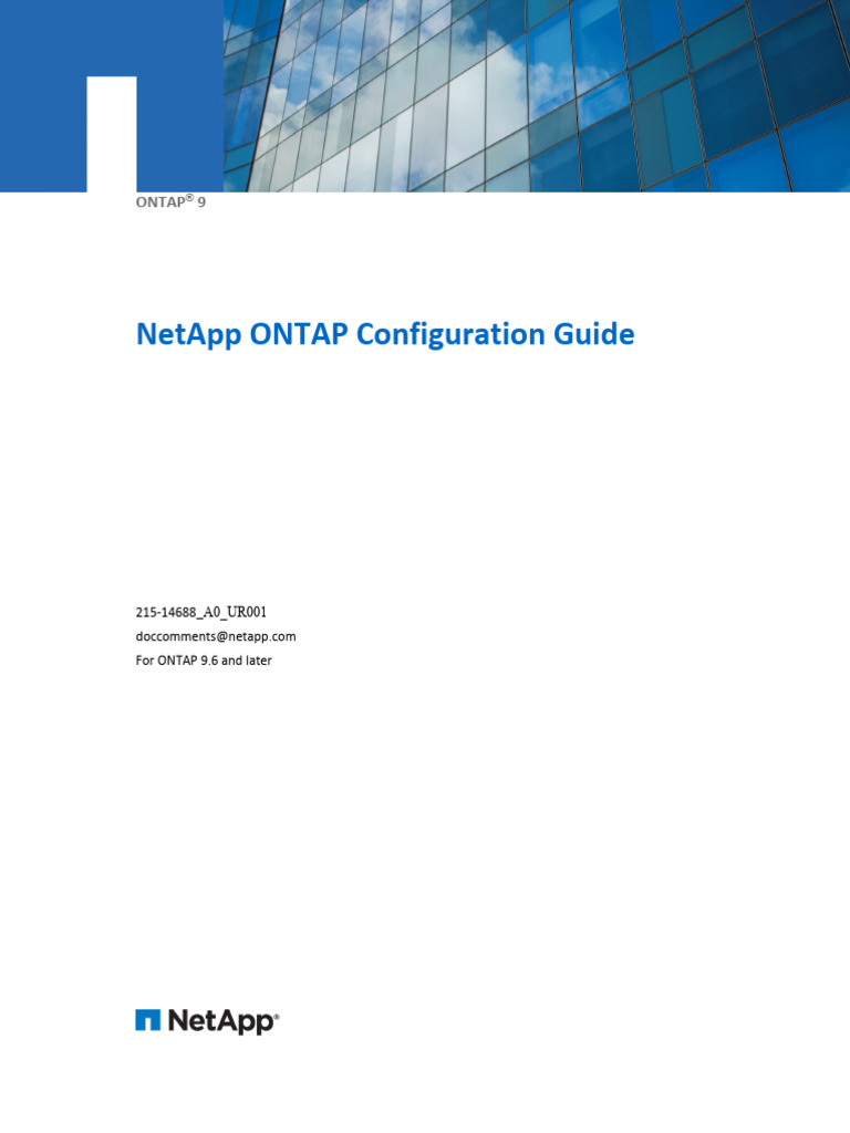 NetApp ONTAP Configuration Guide | PDF