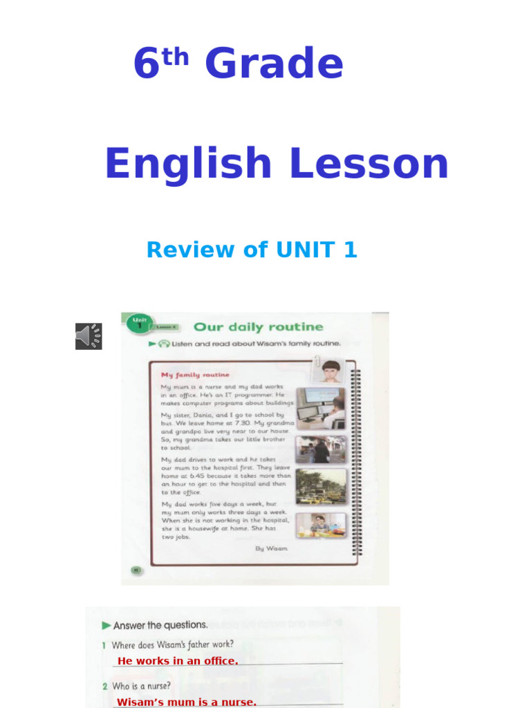 Review of Unit 1 | PDF