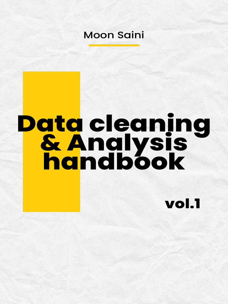 Data Analysis and Cleansing Handbook - 1 | PDF