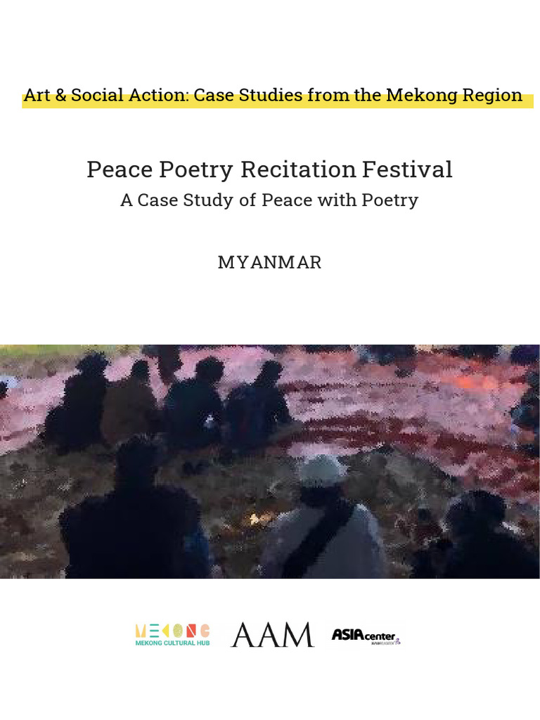 Art Social Action Peace Poetry MYANMAR | PDF