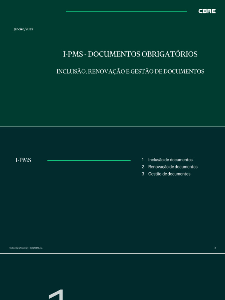 Treinamento Módulo Documentos Obrigatórios - Rev. 01 2023 | PDF