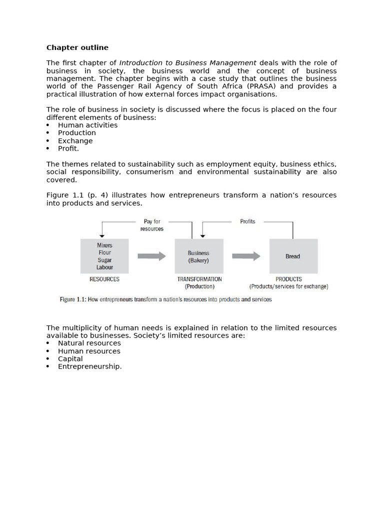 Chapter 1 Chapter Outline V1 - 1 | PDF