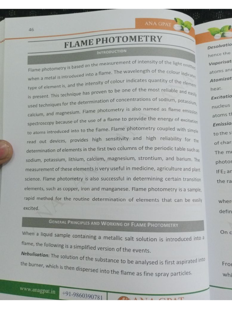 Flame Photometry | PDF