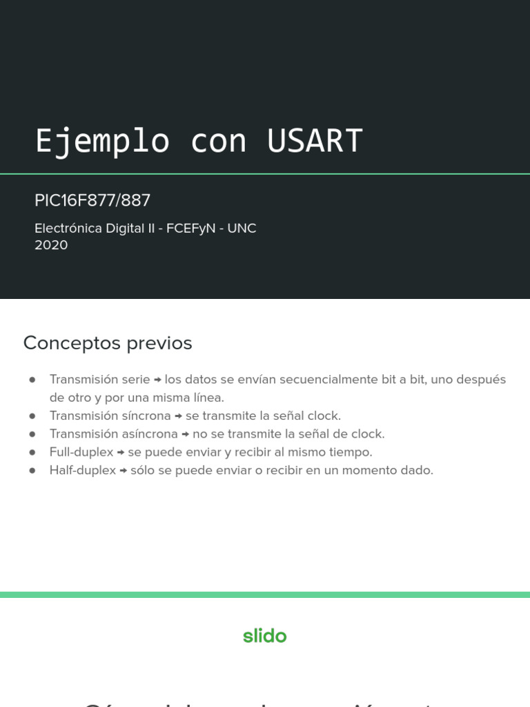 EDII - USART (Material Aportado Por Ing. Brignone) | PDF