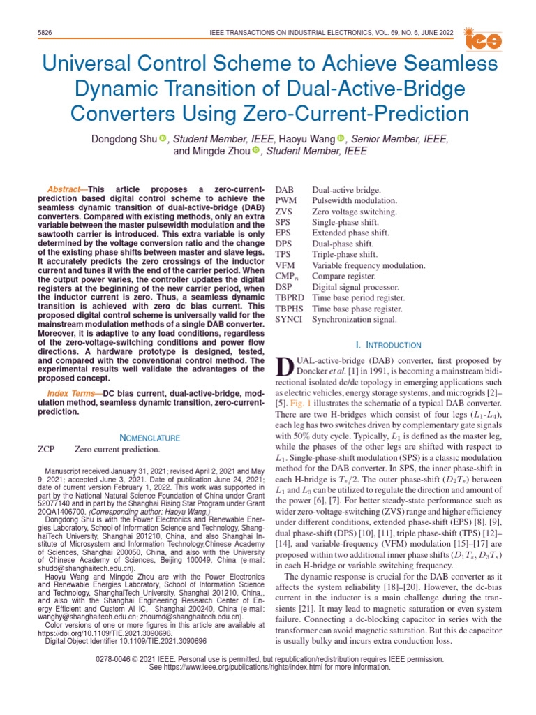 Universal Control Scheme To Achieve Seamless Dynamic Transition of Dual ...