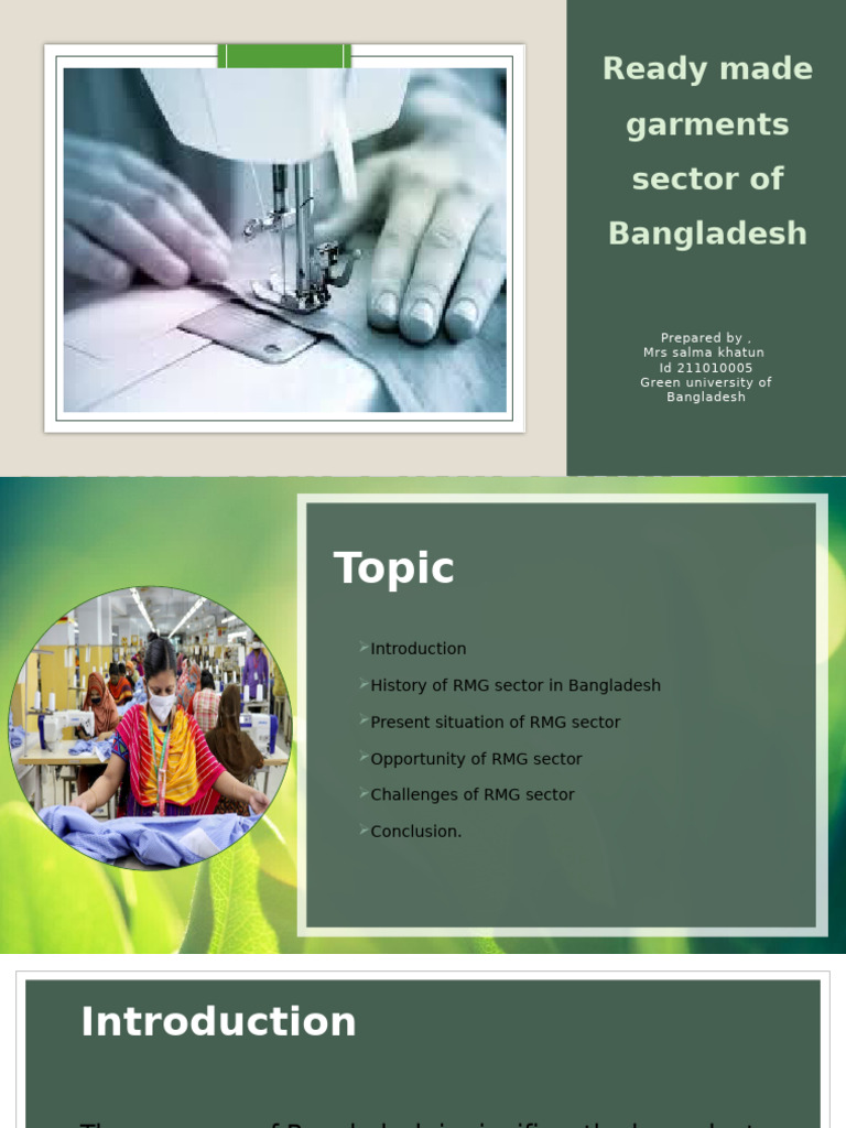 Ready Made Garments Sector of Bangladesh | PDF