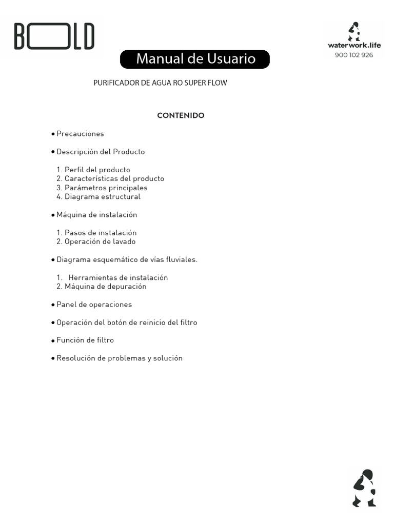 Manual Bold Water Work | PDF