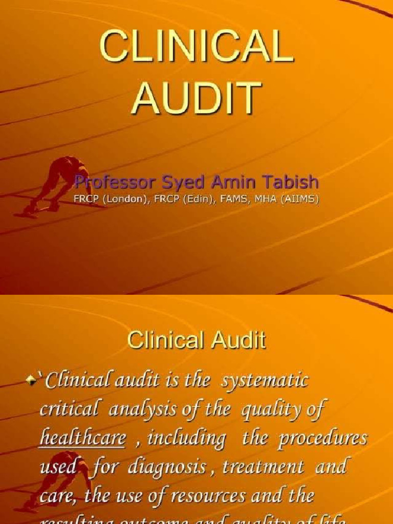 Clinical Audit | PDF