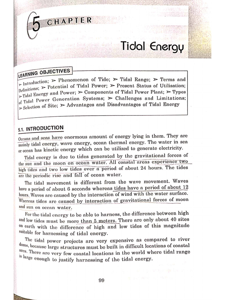 Tidal Energy | PDF