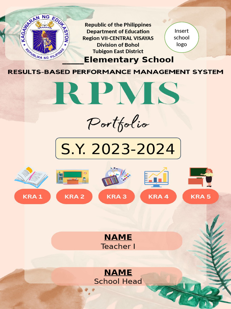 RPMS Portfolio Design 5 | PDF