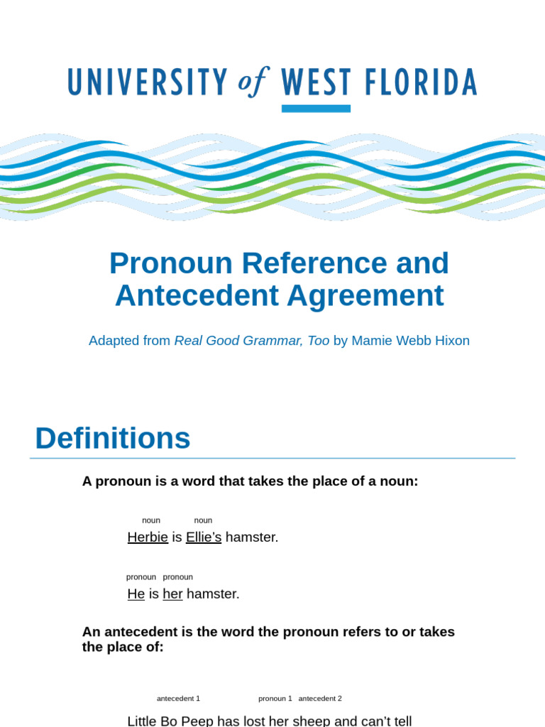 Pronoun Reference For Web | PDF