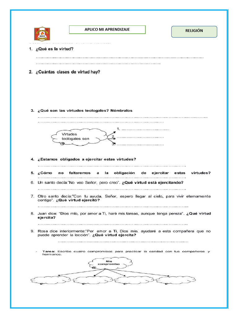 Ficha Religión | PDF