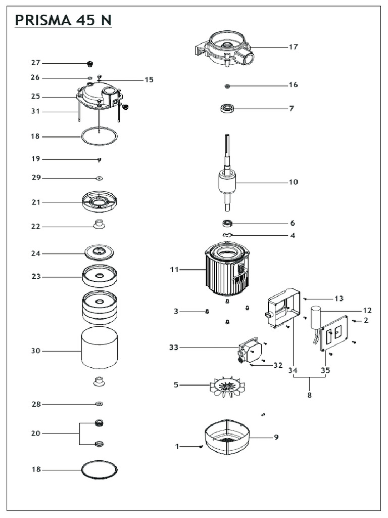 Espa Prisma 45n Spare Parts | PDF