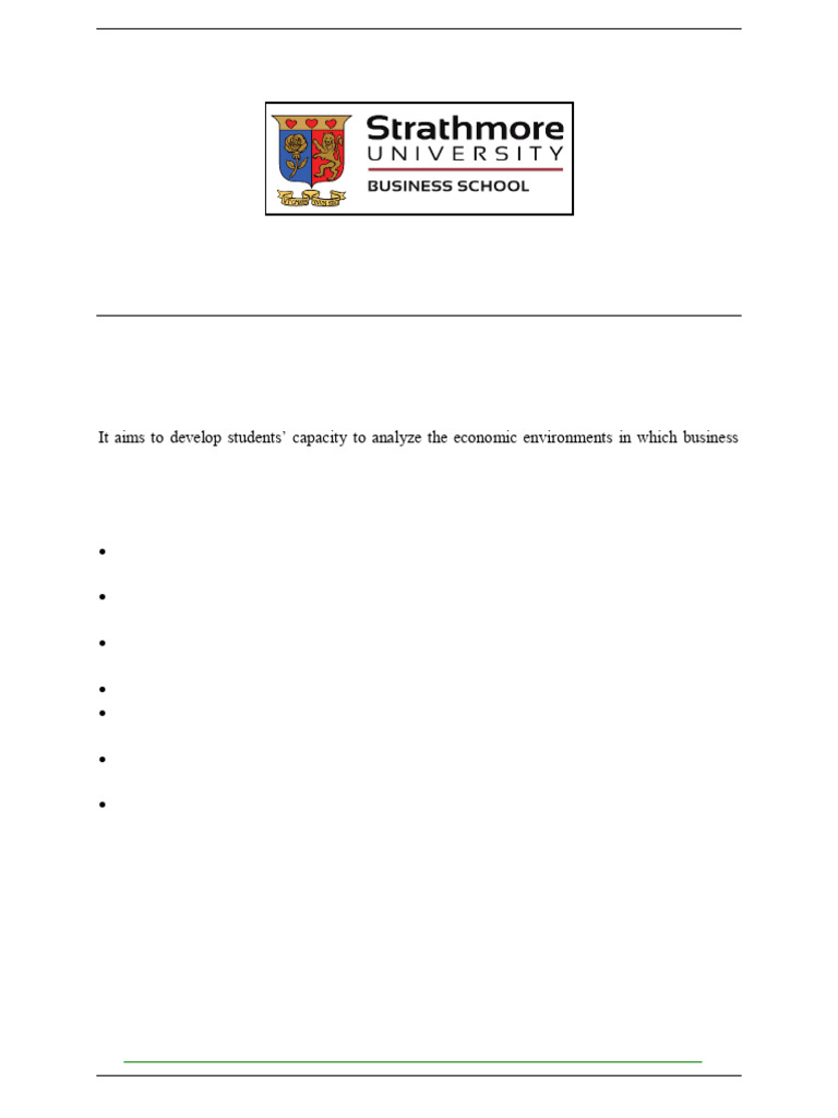 MDF 2024 Micro Macro Econ Evening | PDF