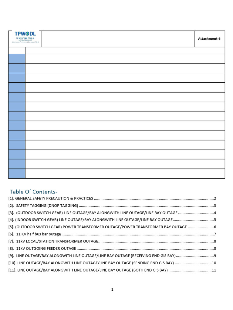 Operational Sequence of PSS Equipment and Circuit - R00 | PDF