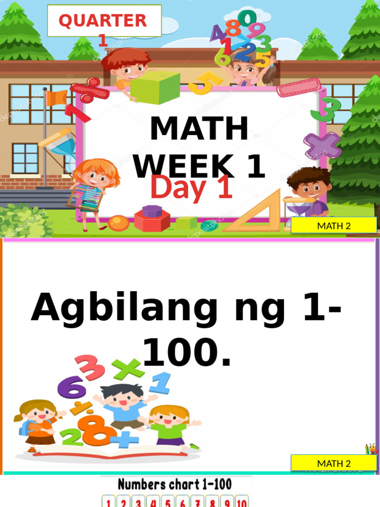 Q1 MATH WEEK 1 | PDF