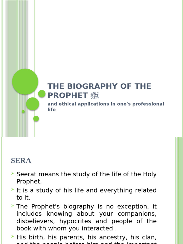 Lecture On SEERAT-UN-NABI-1 | PDF | Muhammad | Social Science