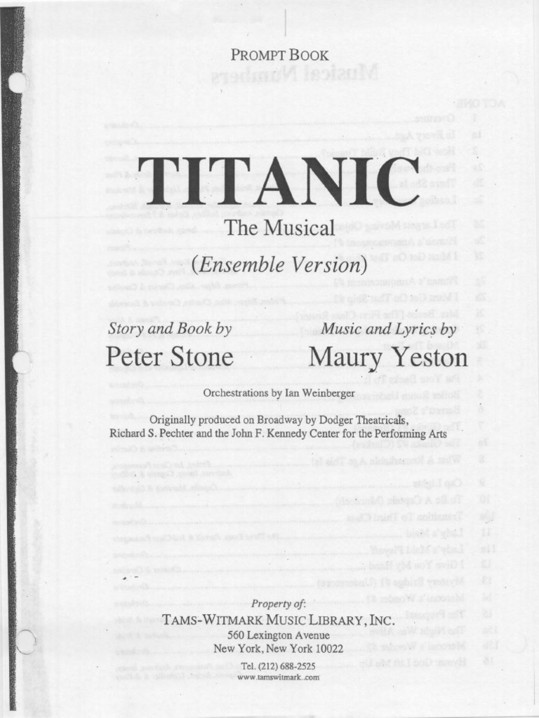 Titanic (Ensemble) | PDF