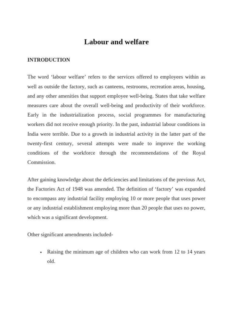 Welfar | PDF