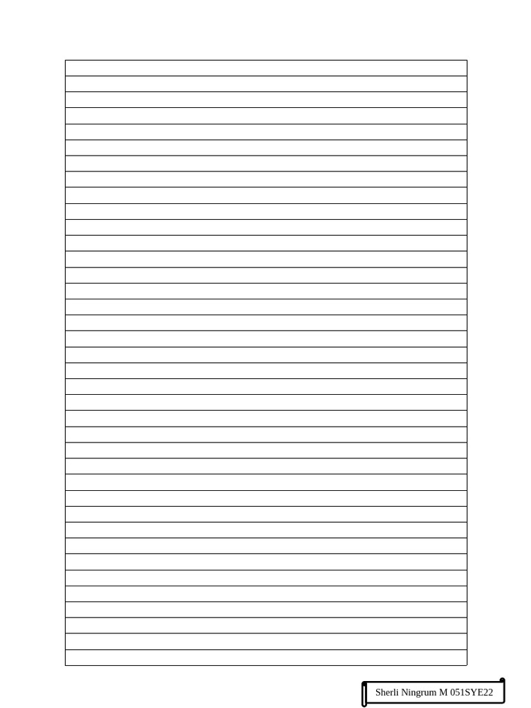 Format Sherli 1 | PDF