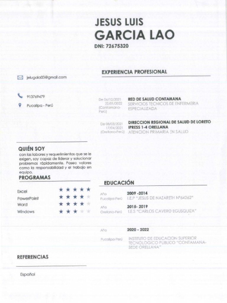 CV Jesus - Compressed (1) - Compressed (1) - Compressed | PDF