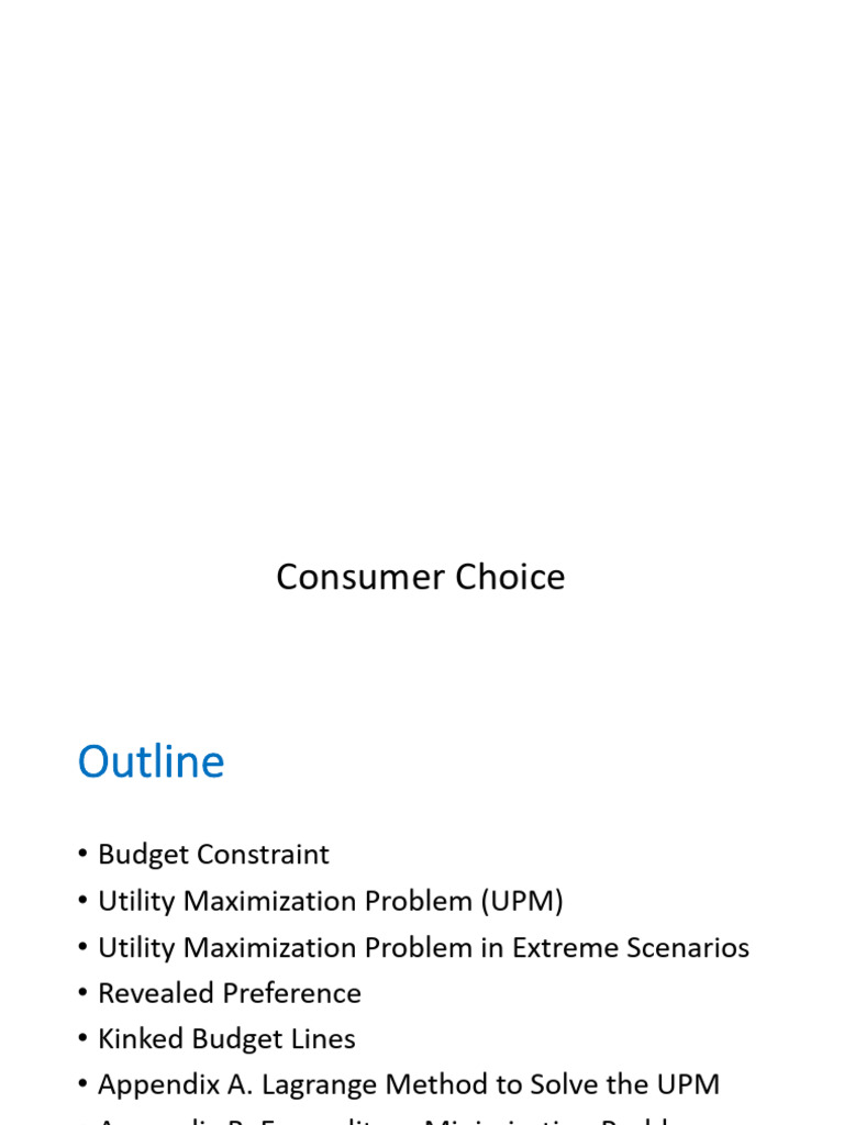 BECO311 Intermediate-Micro-Chapter3 | PDF | Utility | Microeconomics