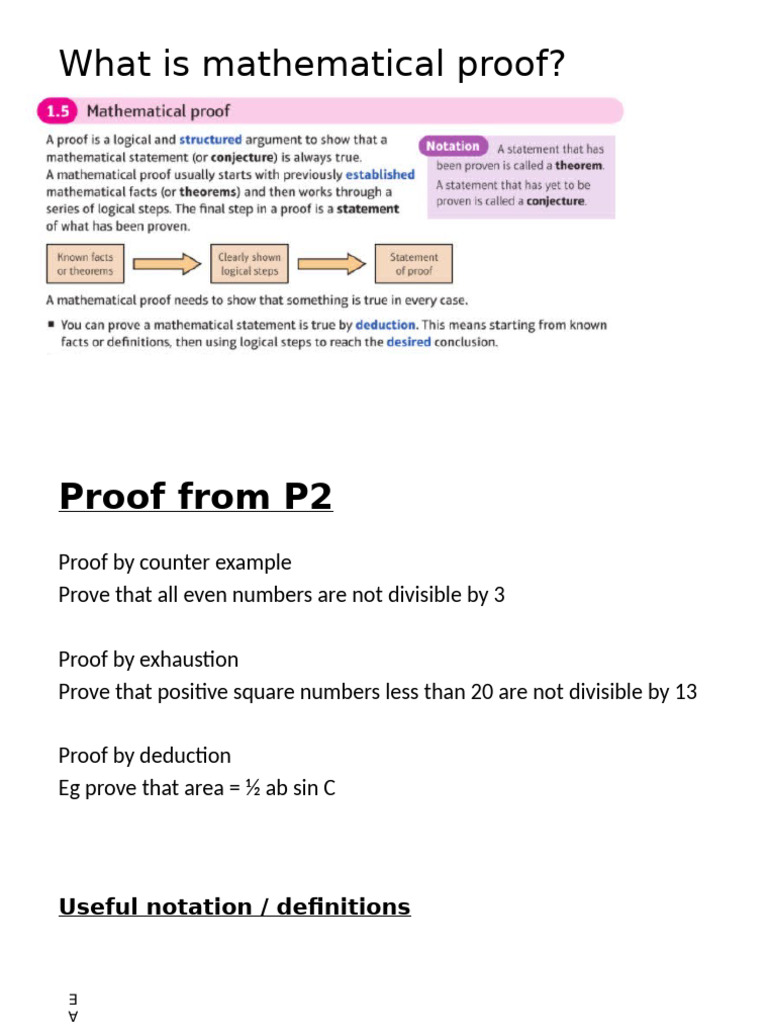 Proof Techniques in Discrete Mathematics | PDF | Teaching Methods ...