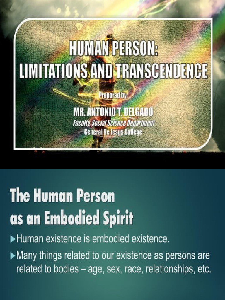 3-The-Human-Person-As-An-Embodied-Spirit 2 | PDF