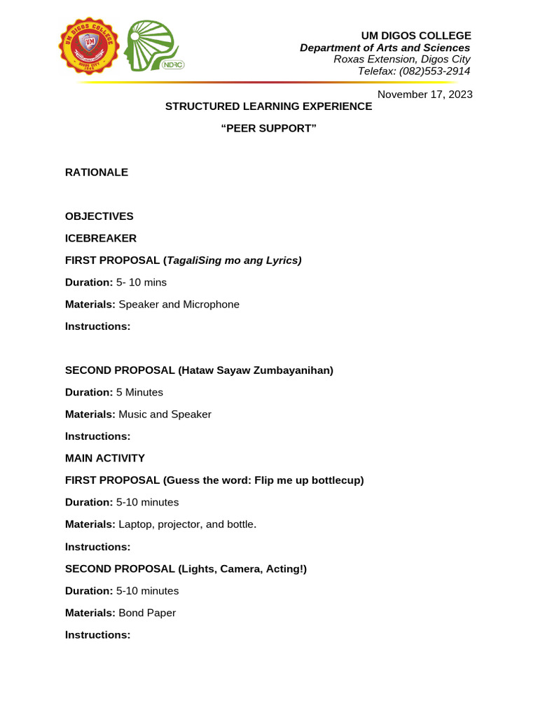 Structured-Learning-Experience - 2 | PDF