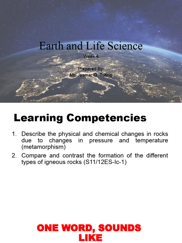 Week 3 & 4-ELS | PDF