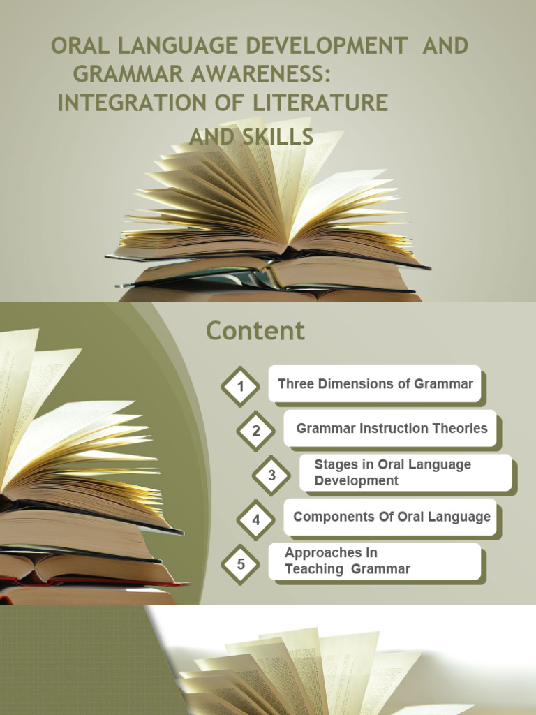 Oral Language Developent | PDF