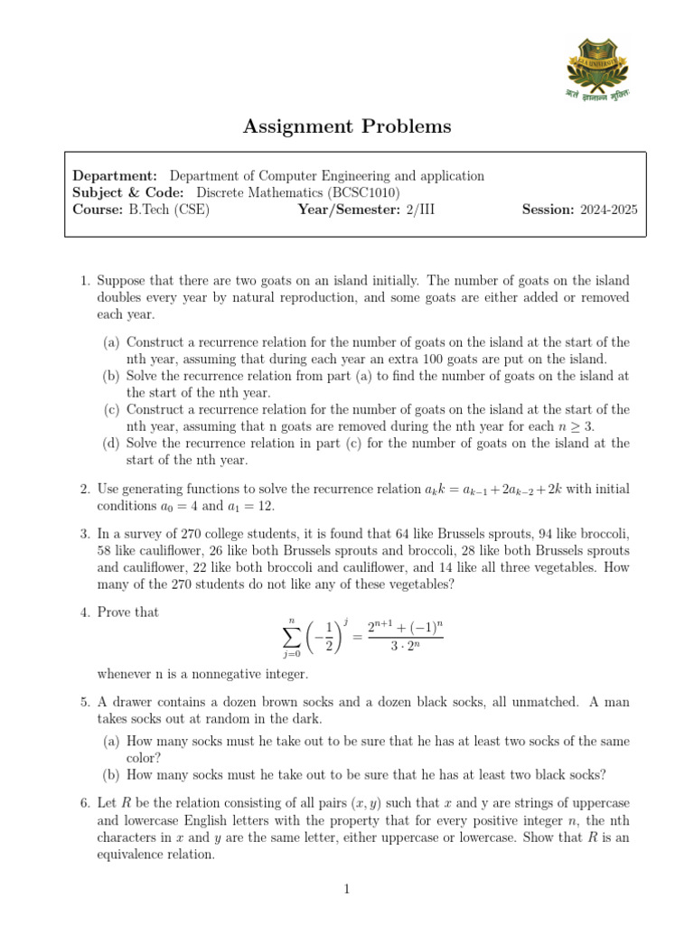 DM Assignments | PDF