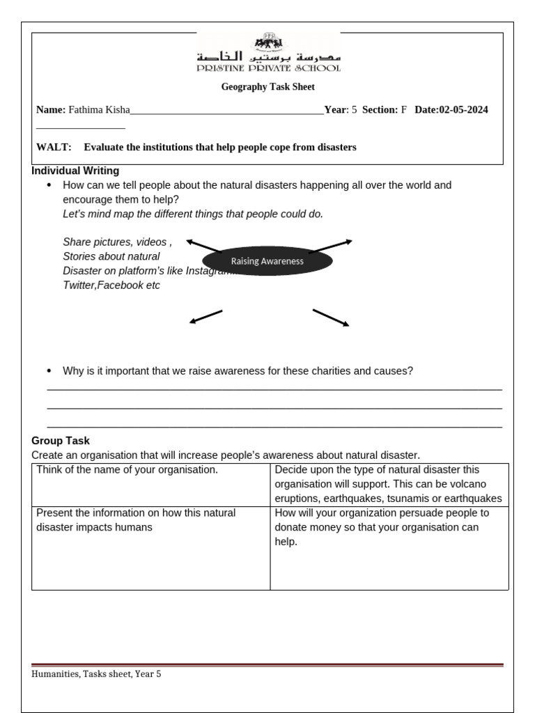 Year 5 Geography Explore 13 and 14 | PDF