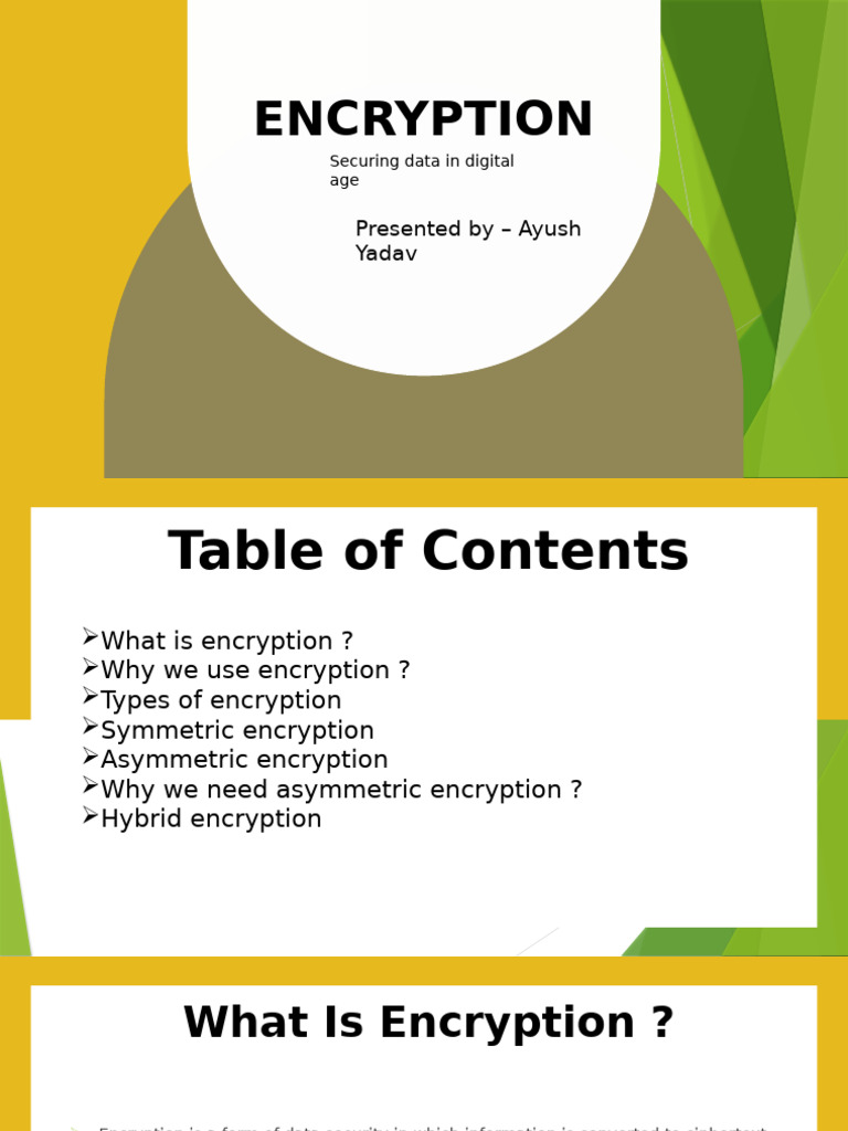 ENCRYPTION | PDF