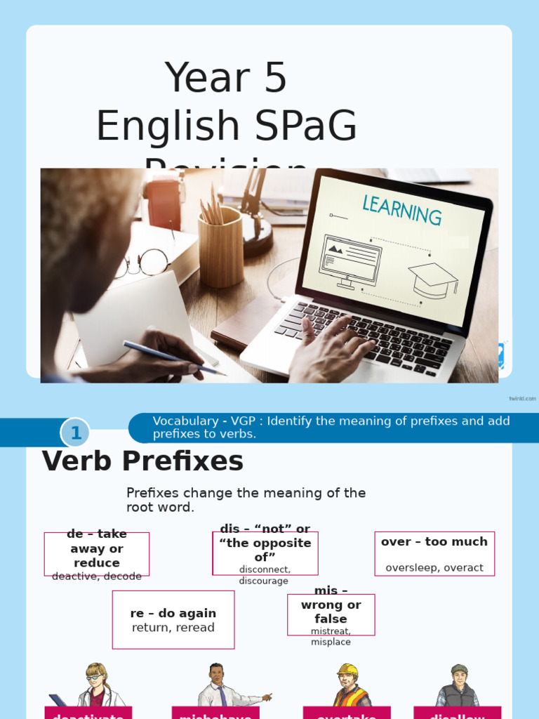 Y5 English Spag Revision | PDF