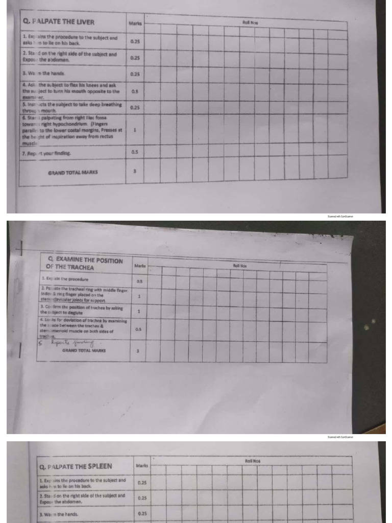 OSPE Physiology | PDF