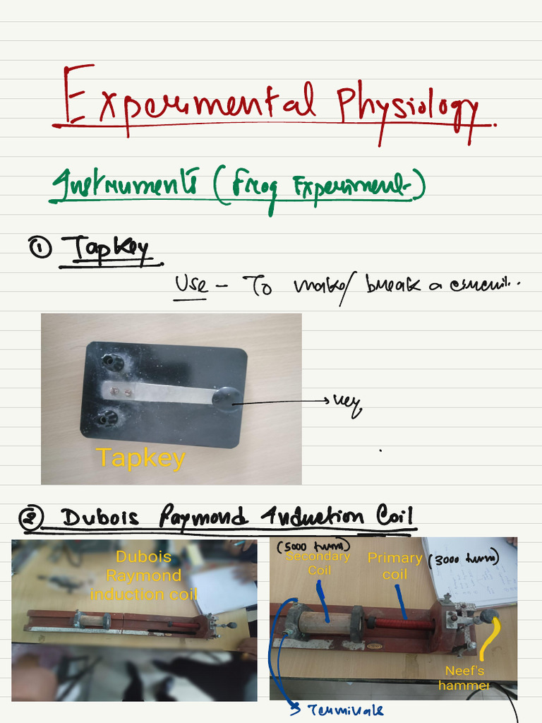 Physiology Practical | PDF