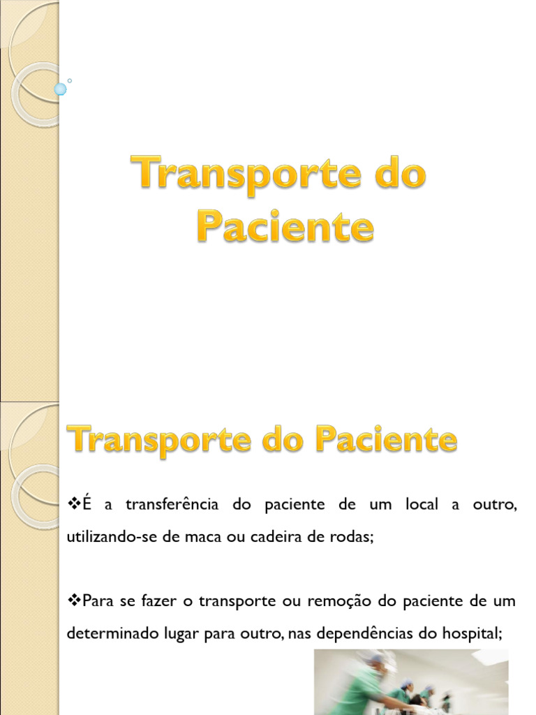 Transporte Do Paciente | PDF