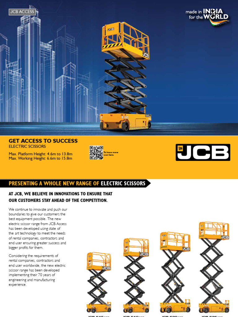JCB+Scissor_Brochure | PDF