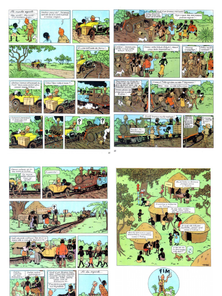 paginas-selecionadas-do-quadrinho-Tin-Tin-no-Congo | PDF