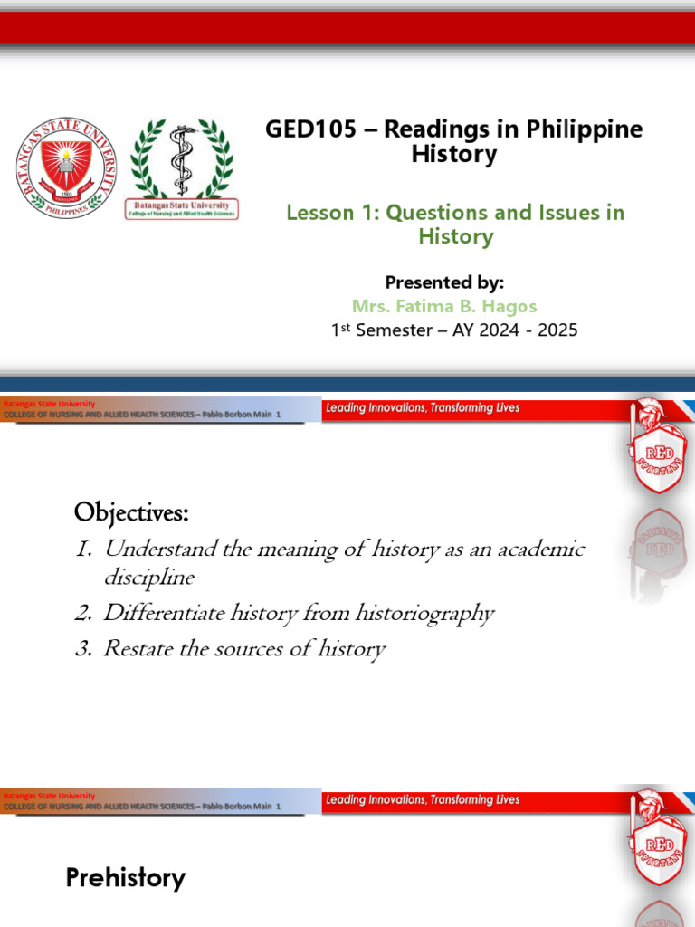 Ged105 Lesson1 | PDF