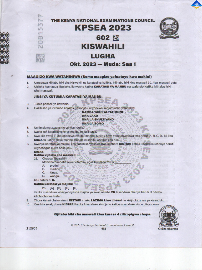Kis Kpsea 2023 | PDF