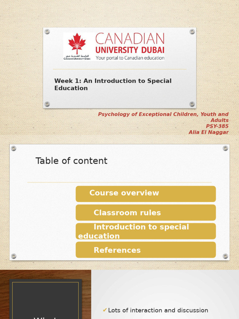 1 - An Introduction To Special Education | PDF