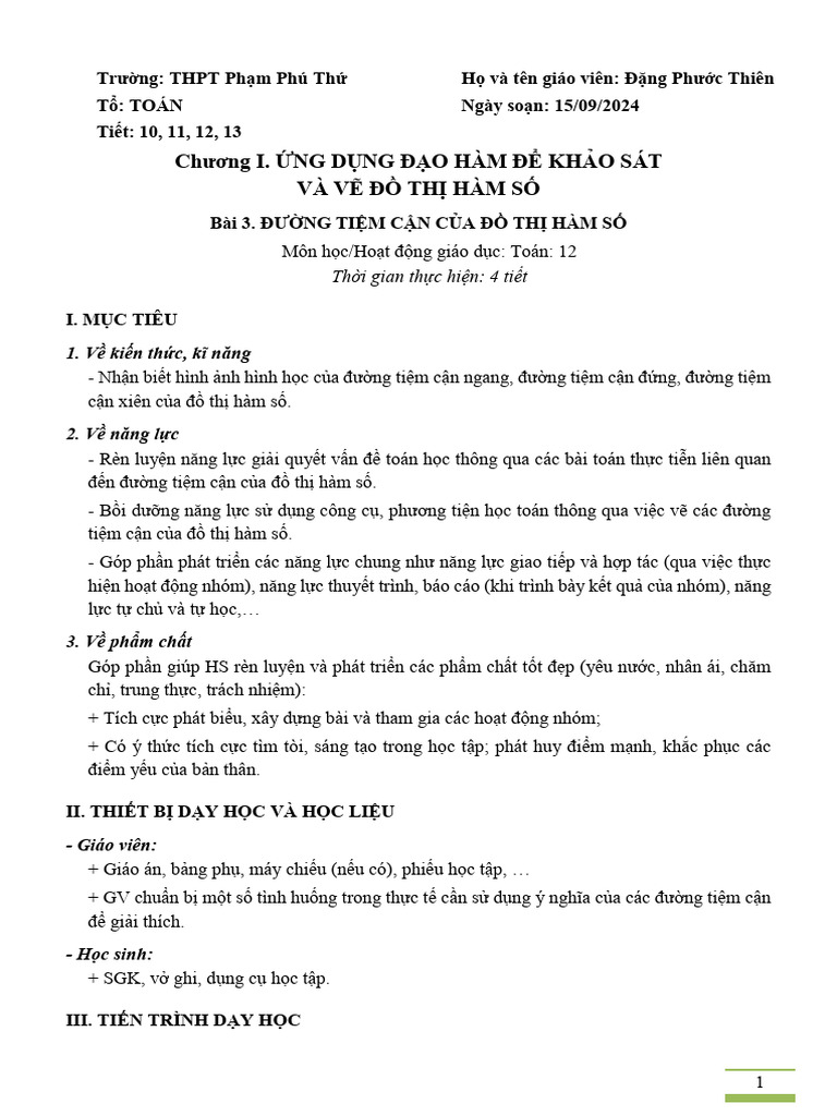 T10,11,12,13 - Chương 1 - Bài 3 | PDF