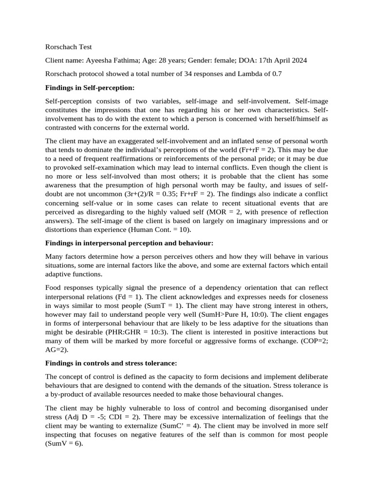 Hetika. K. D. - ROR INTERPRETATION | PDF