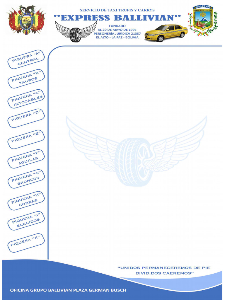 MEMBRETE 2024 Express Ballivian | PDF