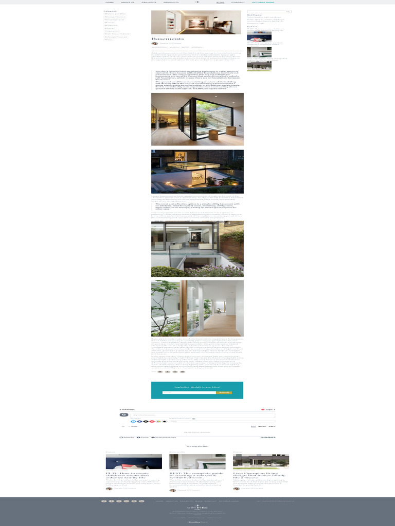 Basements - Optimise Design | PDF