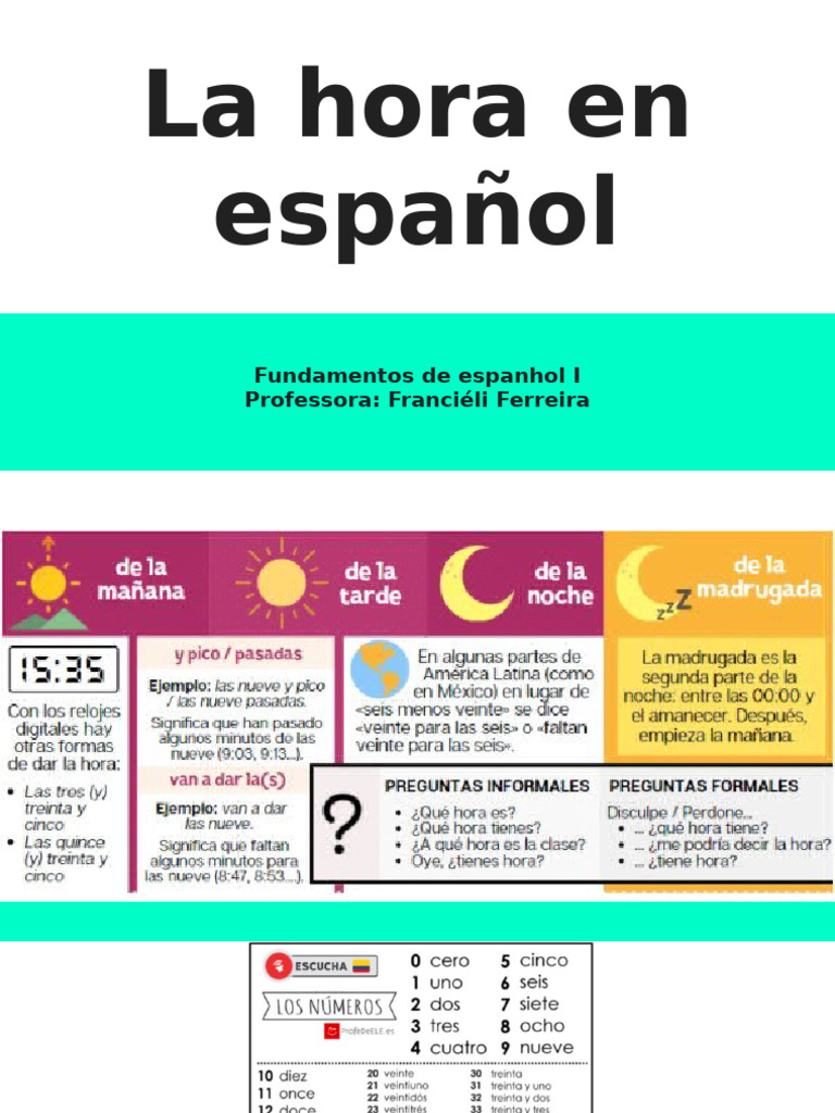 La Hora en Español | PDF
